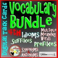 BOOM Cards VOCABULARY Bundle » The Teacher Down The Hall