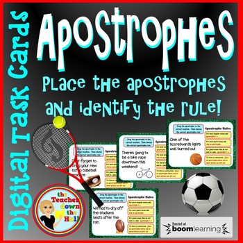 Distance Learning Apostrophes Boom Cards » The Teacher Down The Hall